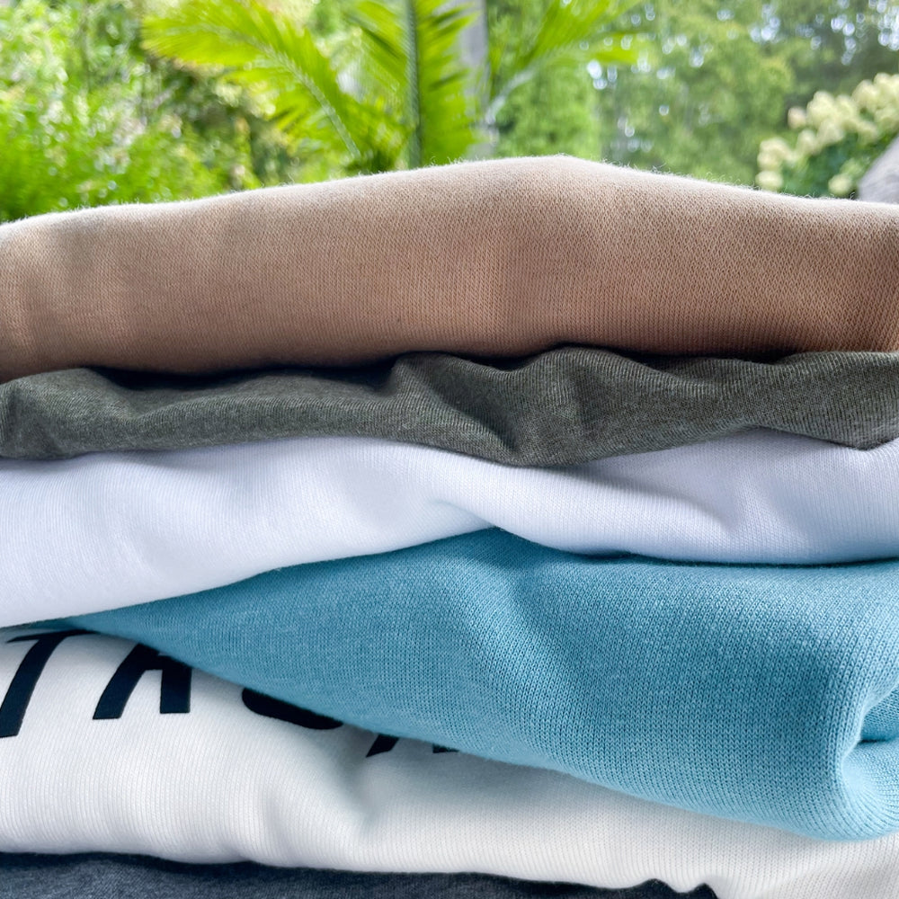 wellness apparel. intentional super soft sweatshirts & tees.